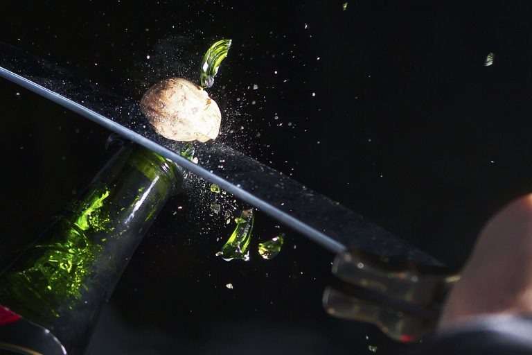 Sabrage – don’t try this at home – The Real Review