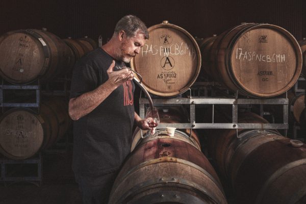 Astrolabe Winemaker Simon Waghorn in Barrel Room – The Real Review