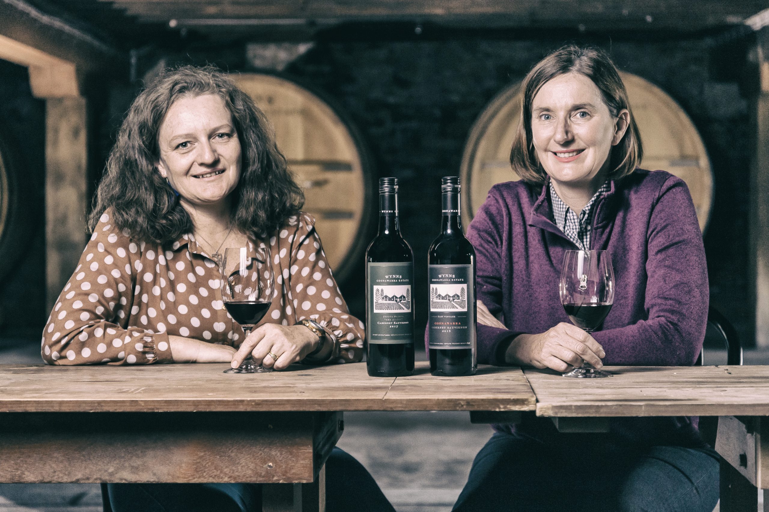 Sarah Pidgeon – Wynns winemaker and Sue Hodder – our Senior Winemaker ...