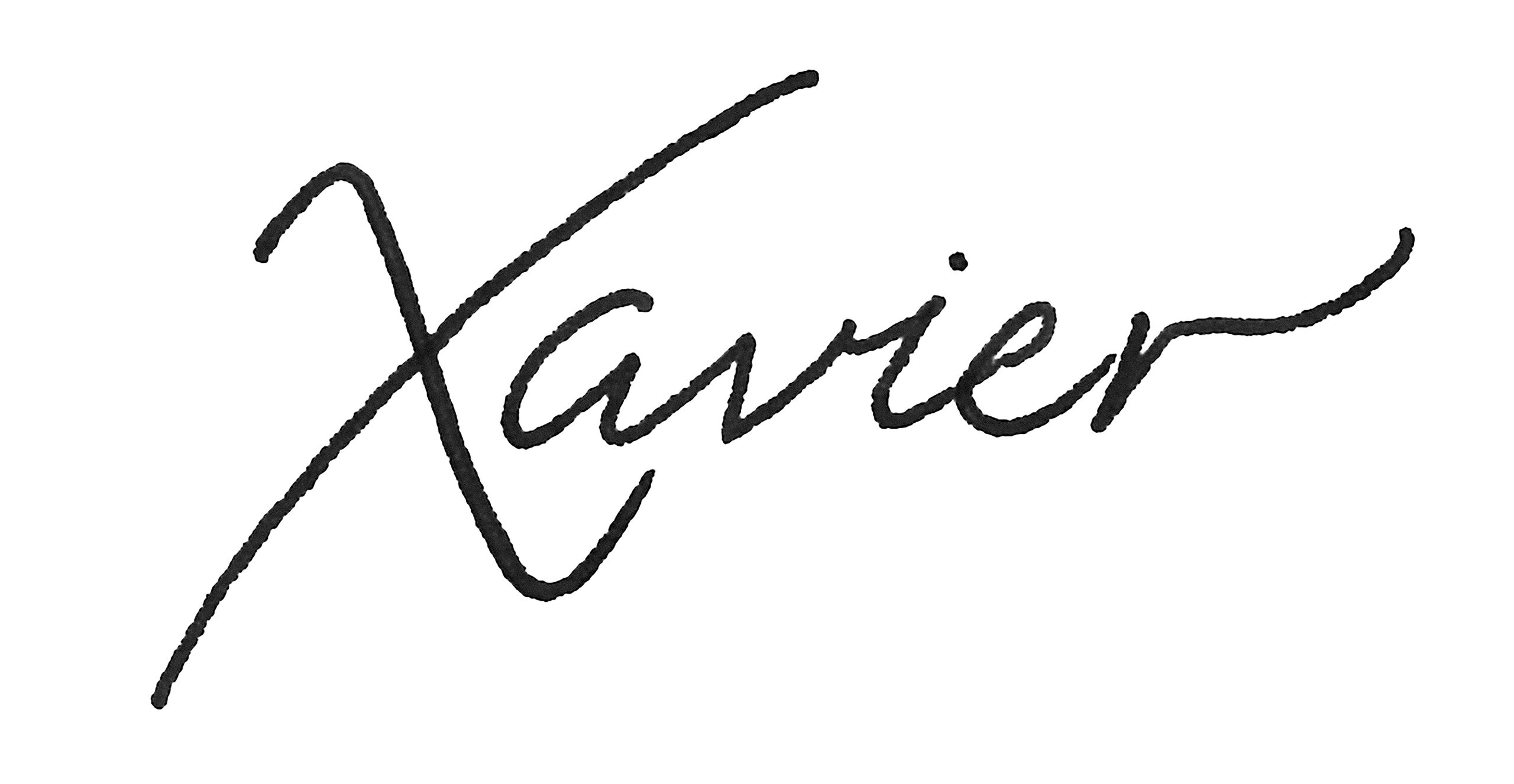 Xavier_CalligraphyLogo – The Real Review